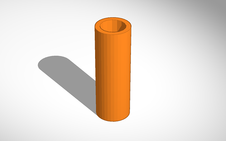 3D design 6mm linear for bushings - Tinkercad
