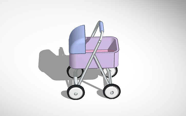 3D design STROLLER - Tinkercad