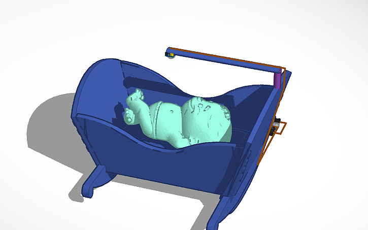 3D design Pispidikis_Smart Baby Crib - Tinkercad