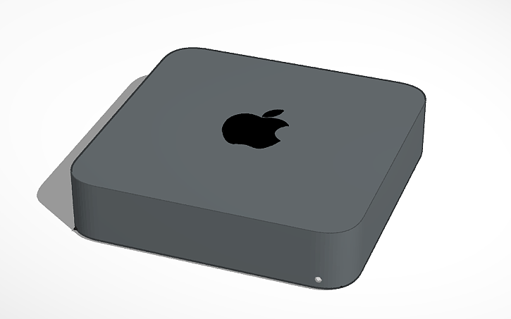 3D design Mac Mini - Tinkercad