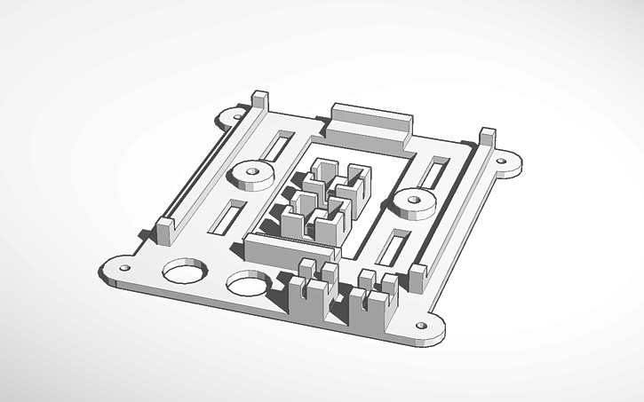 3D design AA x 4 Battery Box Holder - Tinkercad