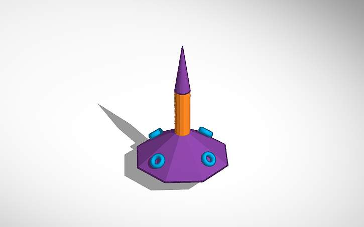 3D design spinning top - Tinkercad