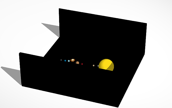 3D design Solar System - Tinkercad