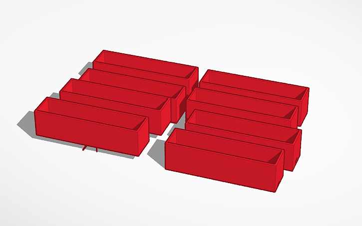 3D design Vegetable planter - Tinkercad