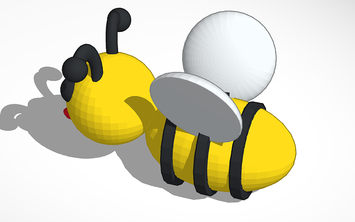 3D design Bee - Tinkercad