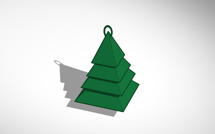 3D design Christmas Tree - Tinkercad