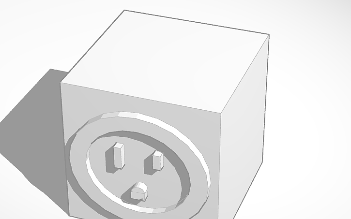 3D design smart plug - Tinkercad