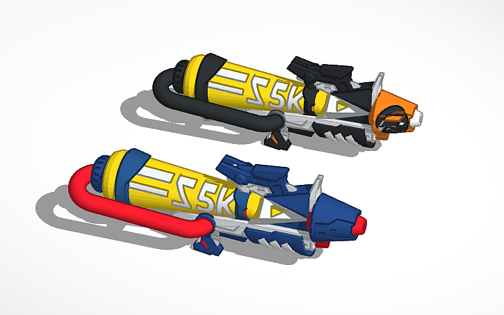 3D design Splatoon 3 Splattershot Pro - Tinkercad