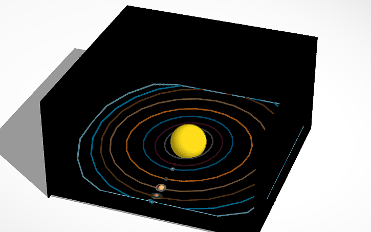 3D design The Solar System - Tinkercad