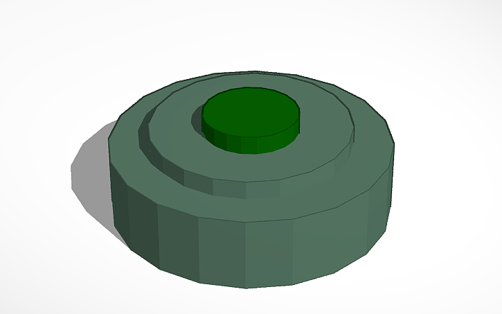 3D design Landmine - Tinkercad
