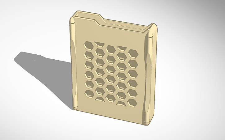 3D design SSD hard drive enclosure - Tinkercad