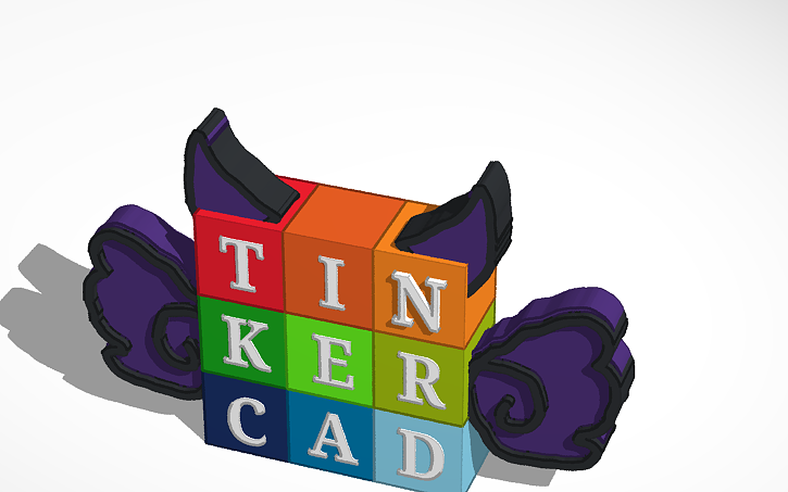 3D design Tinkercad logo as a... - Tinkercad