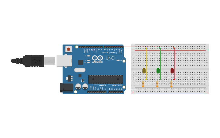 Circuit design Secuencia | Colores Hexadecimal - Tinkercad