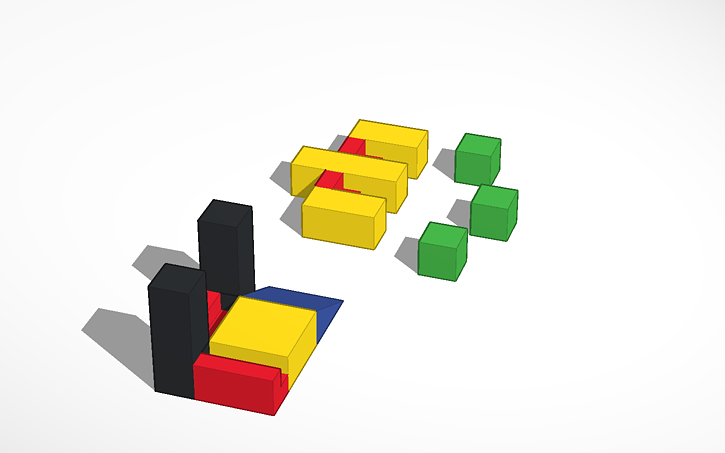 3D design Ground Set - Tinkercad