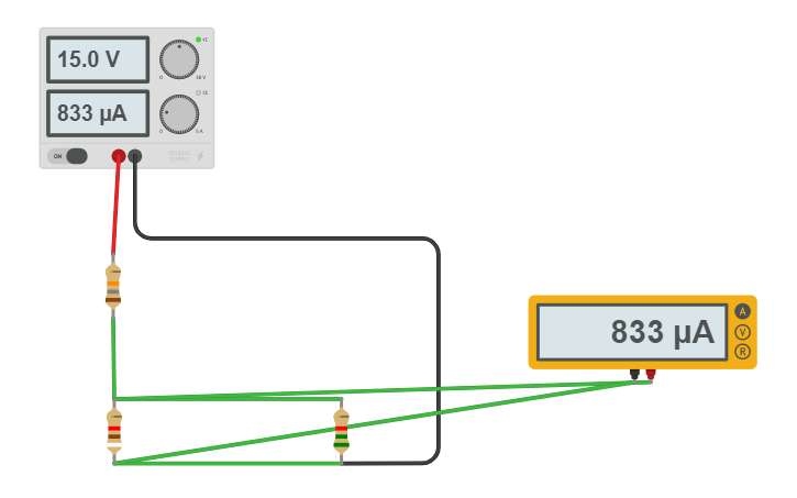 Circuit Design Problema 1 Tinkercad