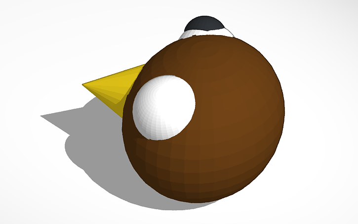 3D design One Eyed Bird | Tinkercad
