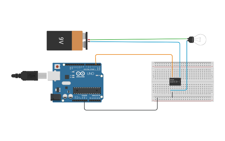 Circuit design Rele | Tinkercad