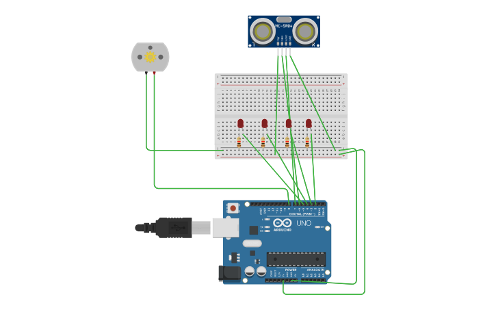 Circuit design practica 2 - Tinkercad