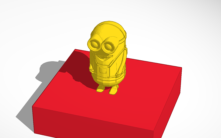 3D design Minion - Tinkercad