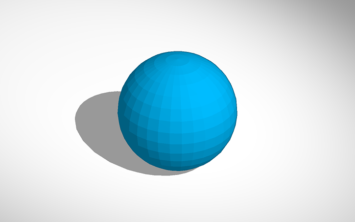 3D design Optimised sphere - Tinkercad