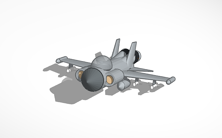 3D design Fighter Jet (I tried) | Tinkercad