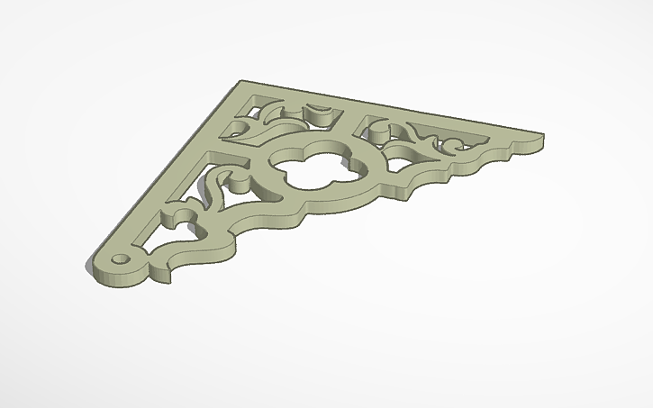 3D design Corner Bracket - Tinkercad