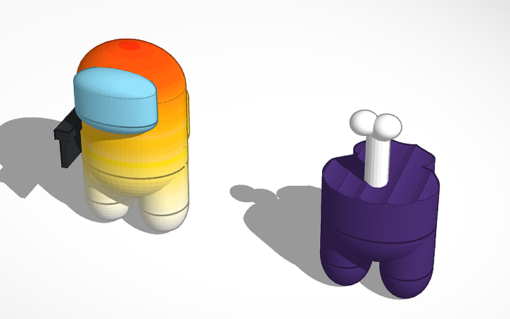 3d Design Among Us Character Tinkercad