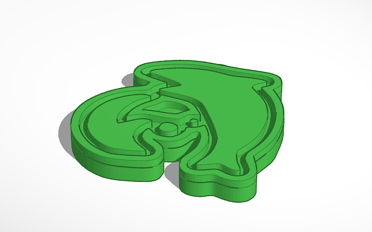 3D design Kanan Symbol Keychain - Tinkercad