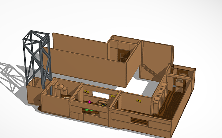 3D design Roblox Doors (Unfinished) - Tinkercad