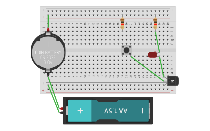 Circuit design LOGIC GATE(BUFFER) | Tinkercad