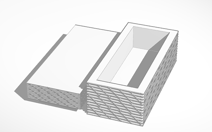 3D design gift box - Tinkercad