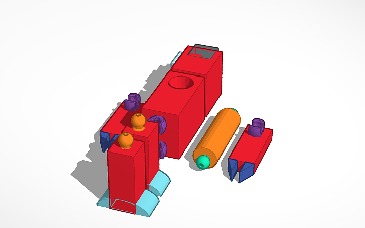3D design Robot Toy - Tinkercad