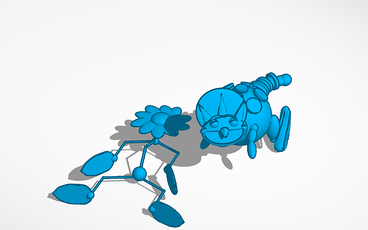 3D design pianosaurus - Tinkercad