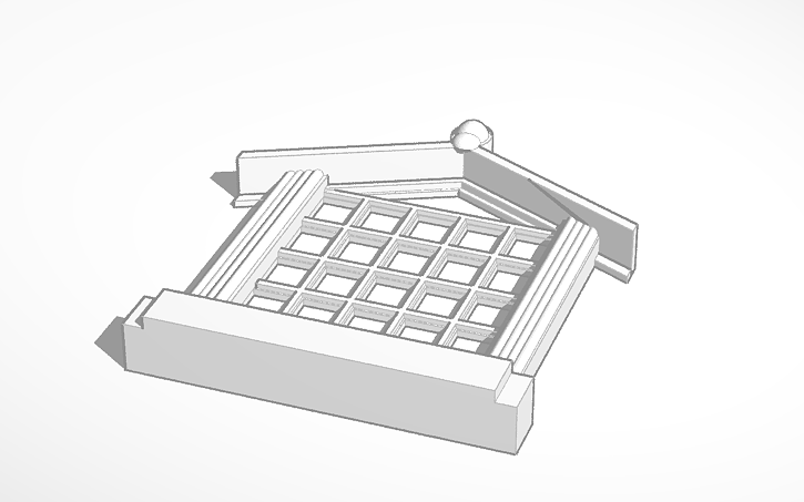 3D design Dolls House Window 1 | Tinkercad