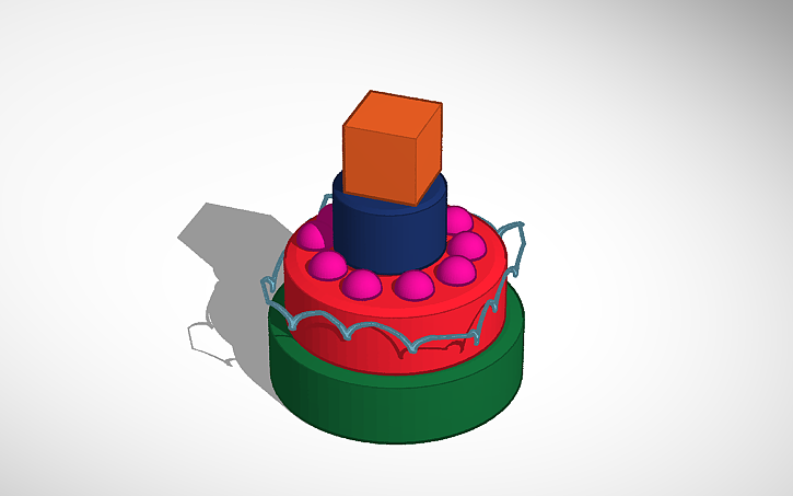 3d Design Cake Contest Tinkercad