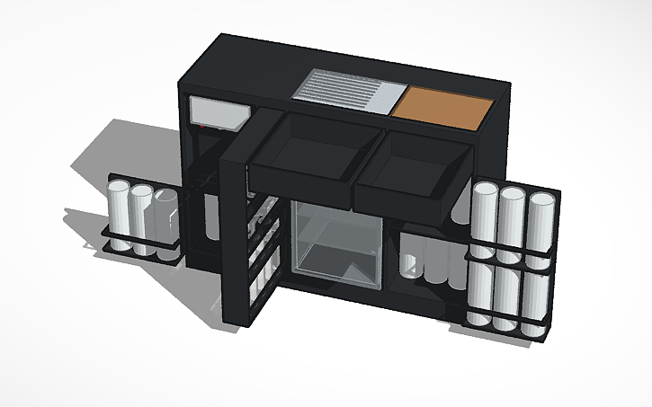 3D design Bar Cabinet - Tinkercad