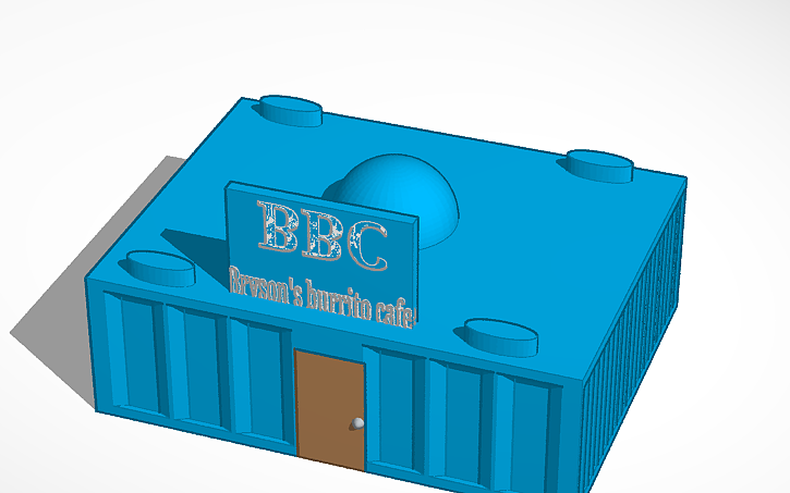 3D design Copy of Copy of shipping container - Tinkercad