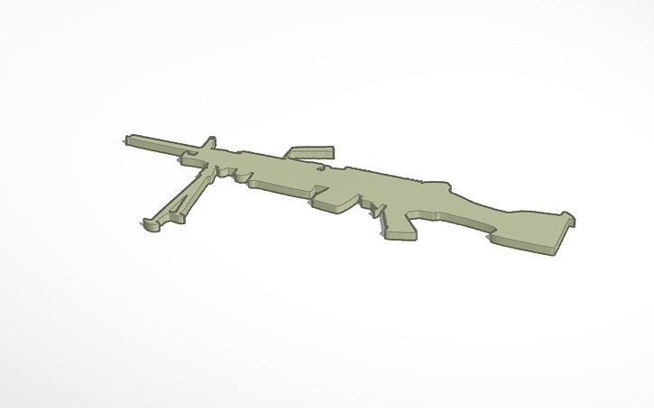 3D design M249 - Tinkercad