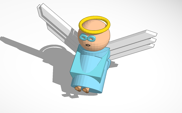 3D design the angel - Tinkercad