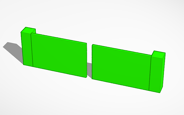 3D design Front Wedge - Tinkercad