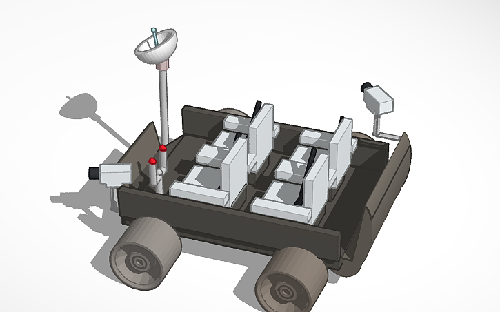 3D design Space Lunar Rover - Tinkercad