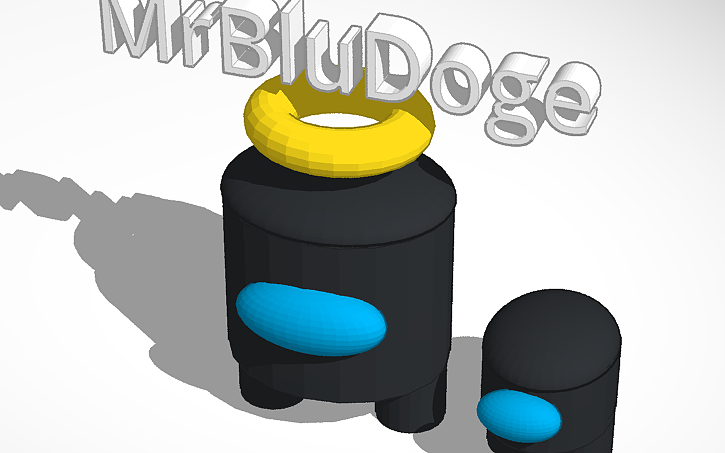 3D design Among Us Character [Updated] | Tinkercad