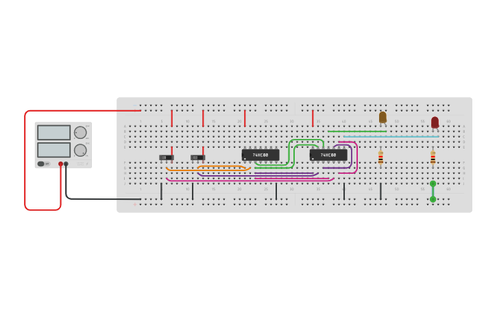 Circuit Design Half Adder Using Nand Gates Tinkercad