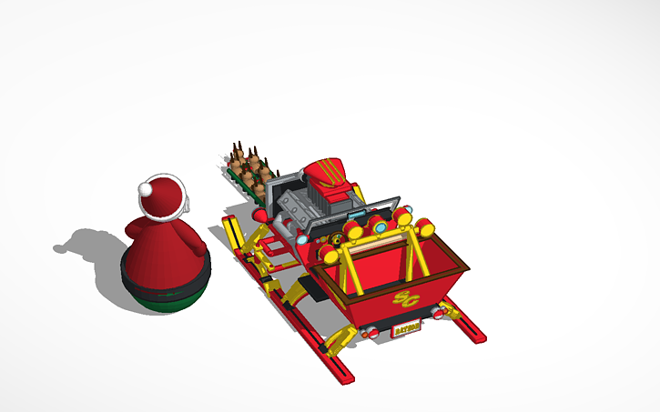 3D design santa | Tinkercad