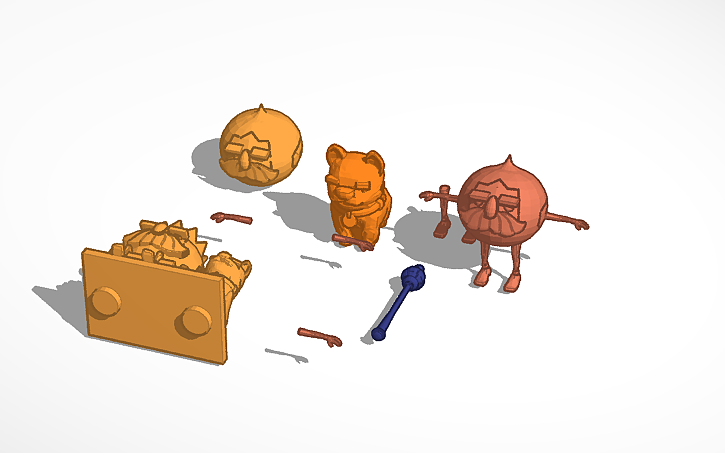 3D design overcooked | Tinkercad