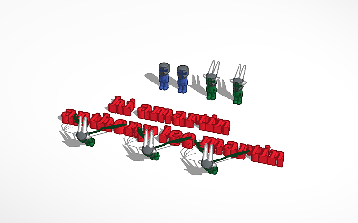 3D design hi Anthony Lee Martin - Tinkercad