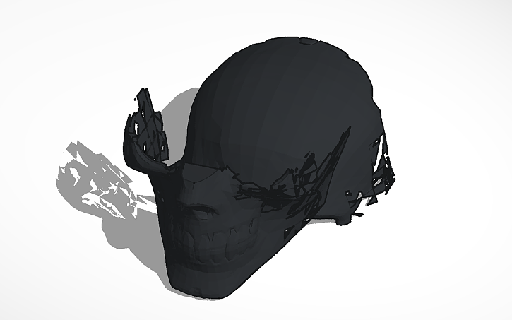 3D design Black Mask (Mask) - Tinkercad