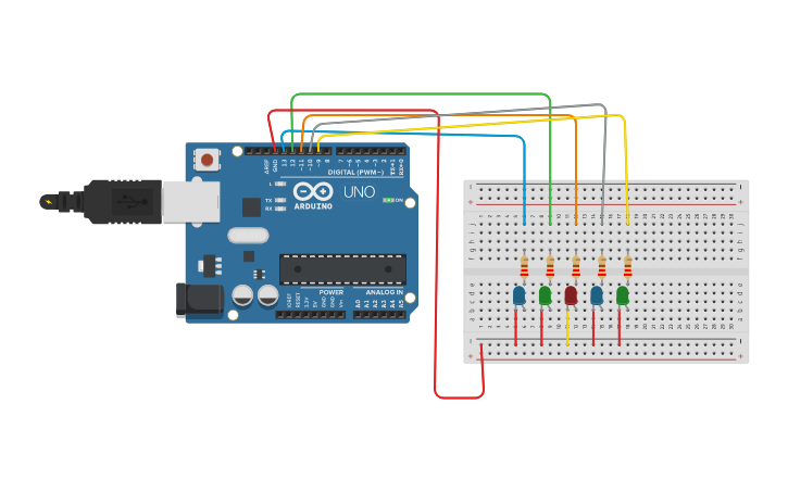 Circuit design tinker card - Tinkercad