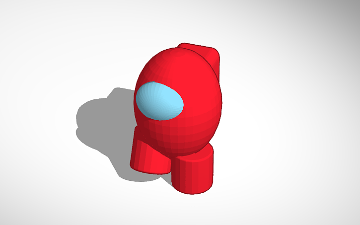 3D design the red imposter | Tinkercad