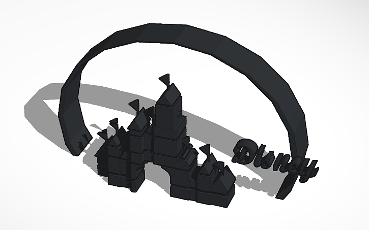 3D design Disney Castle - Tinkercad
